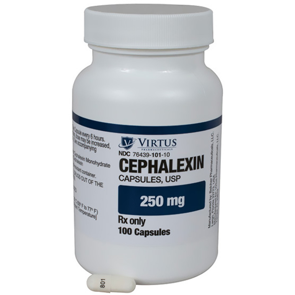 Cephalexin 250mg (100 Caps) | On Sale | EntirelyPets Rx