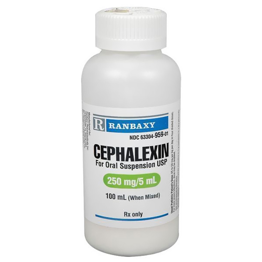 Cephalexin Oral Suspension 250mg/5ml (100ml) | On Sale | EntirelyPets Rx