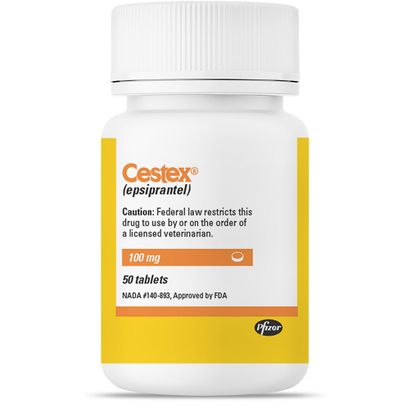 Cestex 100 mg (1 Tablet) | Item Info | EntirelyPets Rx