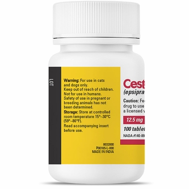Cestex 12.5 mg (1 Tablet) | Free Shipping | EntirelyPets Rx