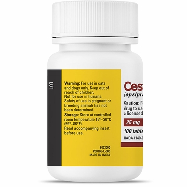 Cestex 25 mg (100 Tablets) | View More Info | EntirelyPets Rx