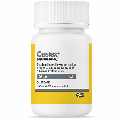 Cestex 50 mg (1 Tablet) | Product Info | EntirelyPets Rx
