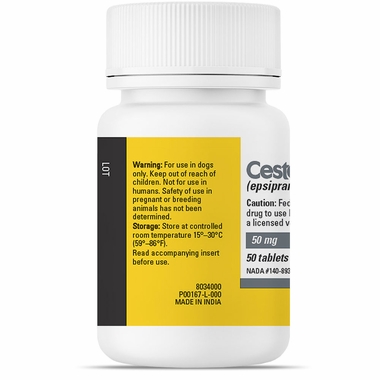 Cestex 50 mg (1 Tablet) | Product Info | EntirelyPets Rx