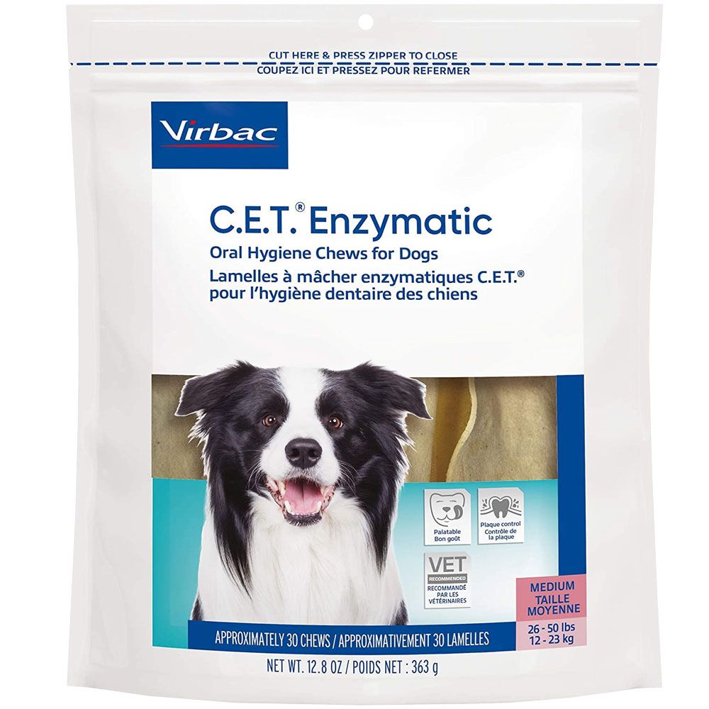 CET Enzymatic Chews for Medium Dogs (30 Chews) | On Sale | EntirelyPets Rx