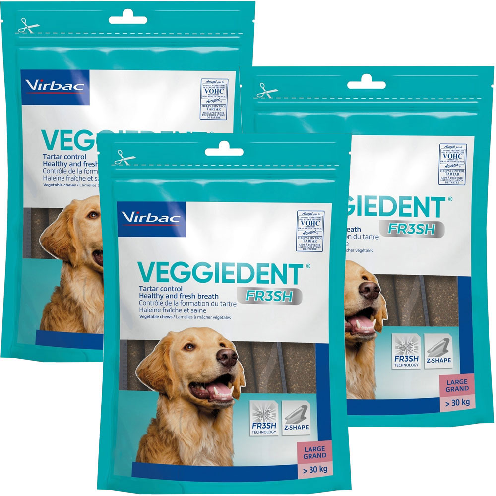 CET FR3SH Veggiedent - Large (90 Chews) | On Sale | EntirelyPets Rx