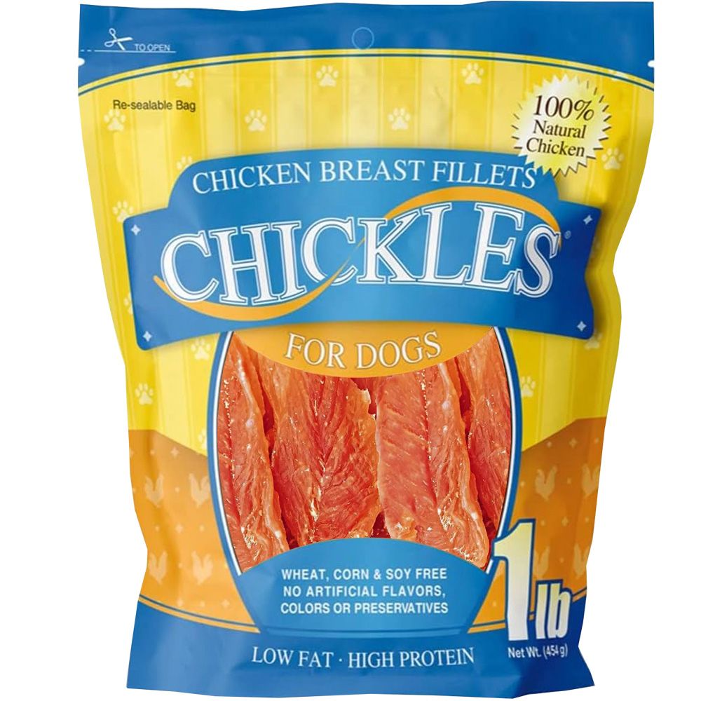 Chickles Chicken Breast Fillets for Dogs (1 lb) | On Sale | EntirelyPets Rx
