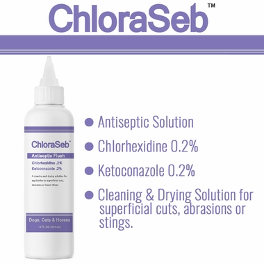 ChloraSeb Antiseptic Flush (12 fl oz) | On Sale | EntirelyPets Rx