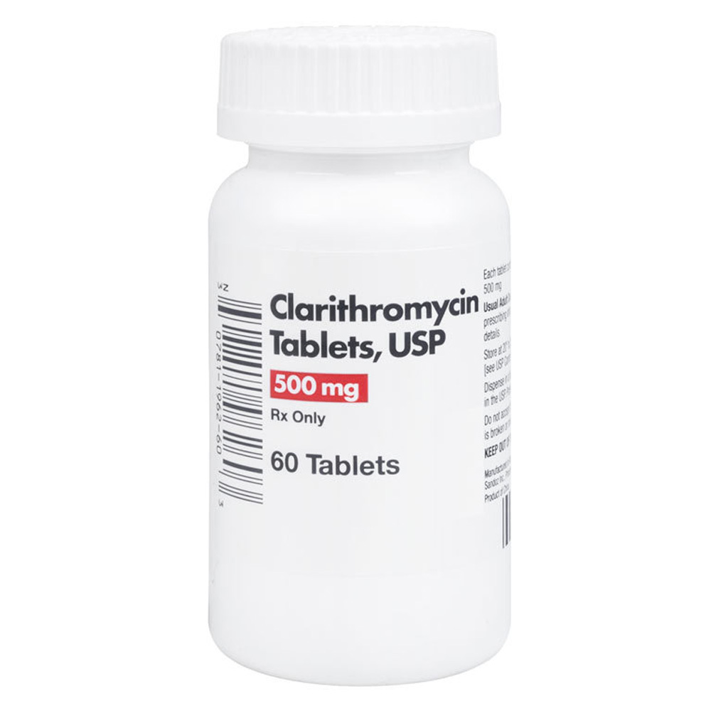 Clarithromycin Tablets 500mg, 60 Count | On Sale | EntirelyPets Rx