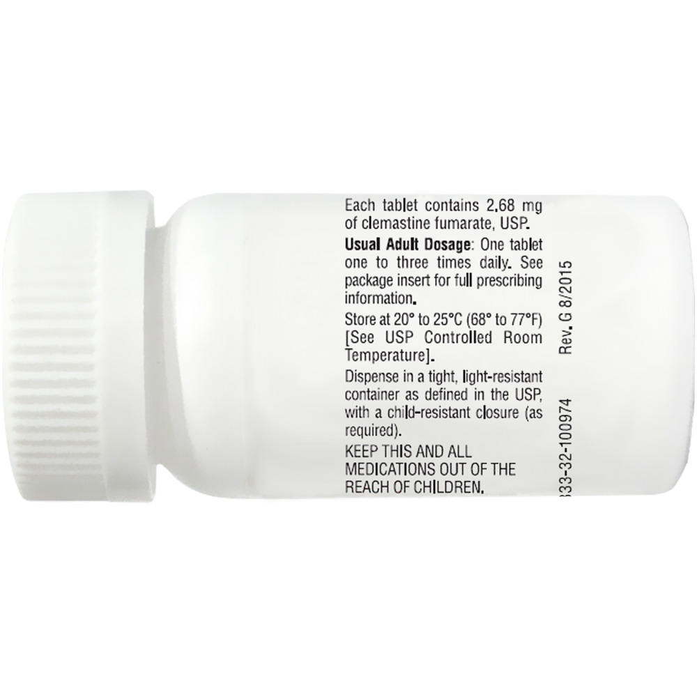 Clemastine 2.68 mg (per tab) | On Sale | EntirelyPets Rx