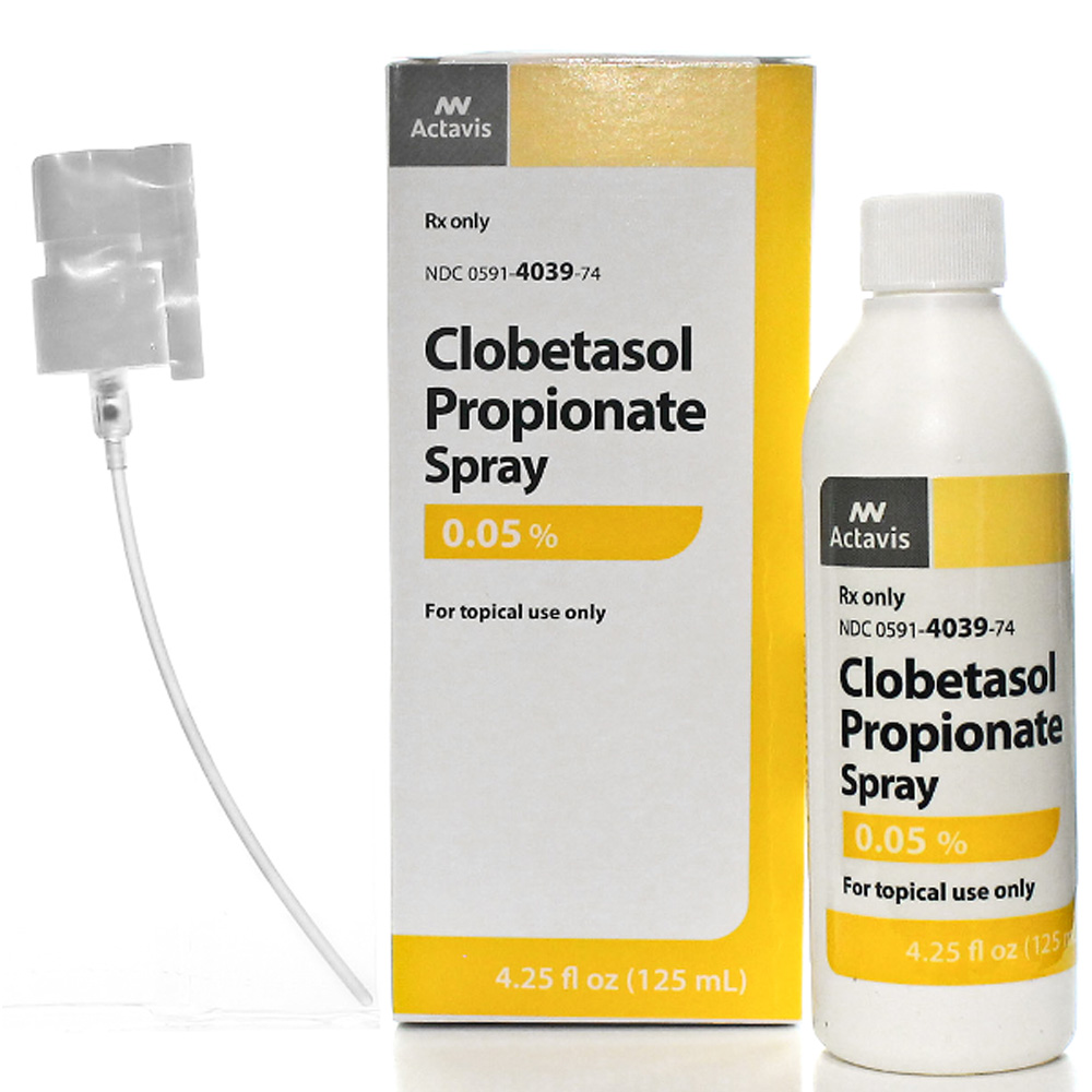 Clobetasol 0.05% Topical Spray, 125-mL | On Sale | EntirelyPets Rx