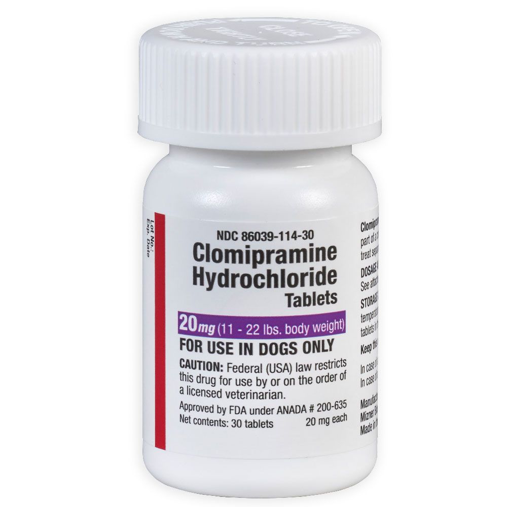 Clomipramine Hydrochloride (Generic) Tablets, 20-mg, 1 tablet | On Sale ...