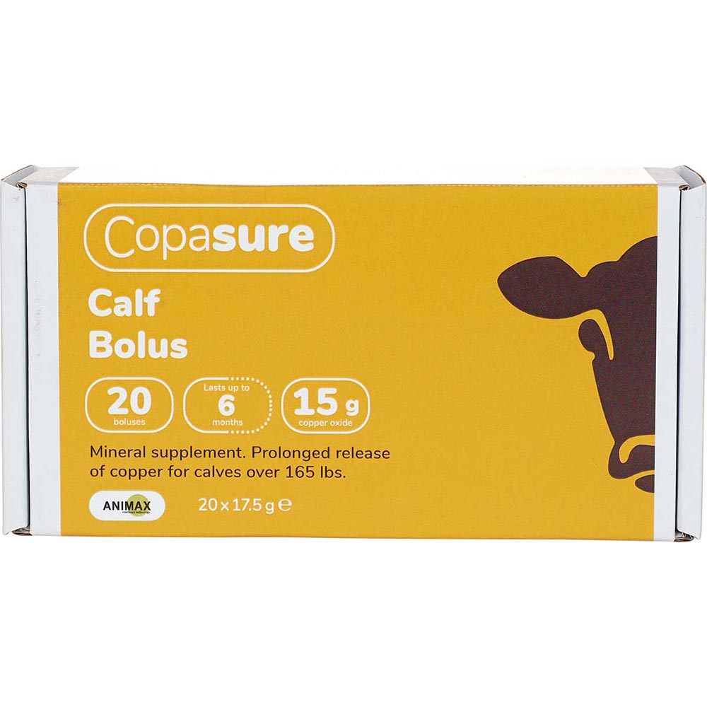 Copasure Copper Oxide for Calf 15gm (20 Boluses) - [Supplement] | On ...