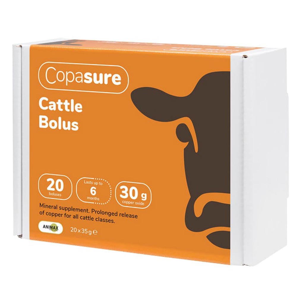 Copasure Copper Oxide for Cattle 30gm (20 Boluses) - [Supplement] | On ...