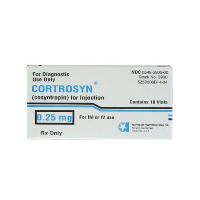 Cortrosyn Cosyntropin for Injection 0.25mg, 1mL | On Sale | EntirelyPets Rx