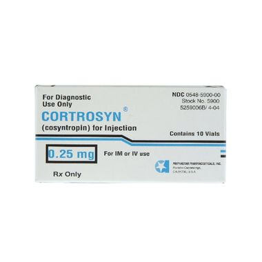Cortrosyn Cosyntropin for Injection 0.25mg, 1mL | On Sale | EntirelyPets Rx