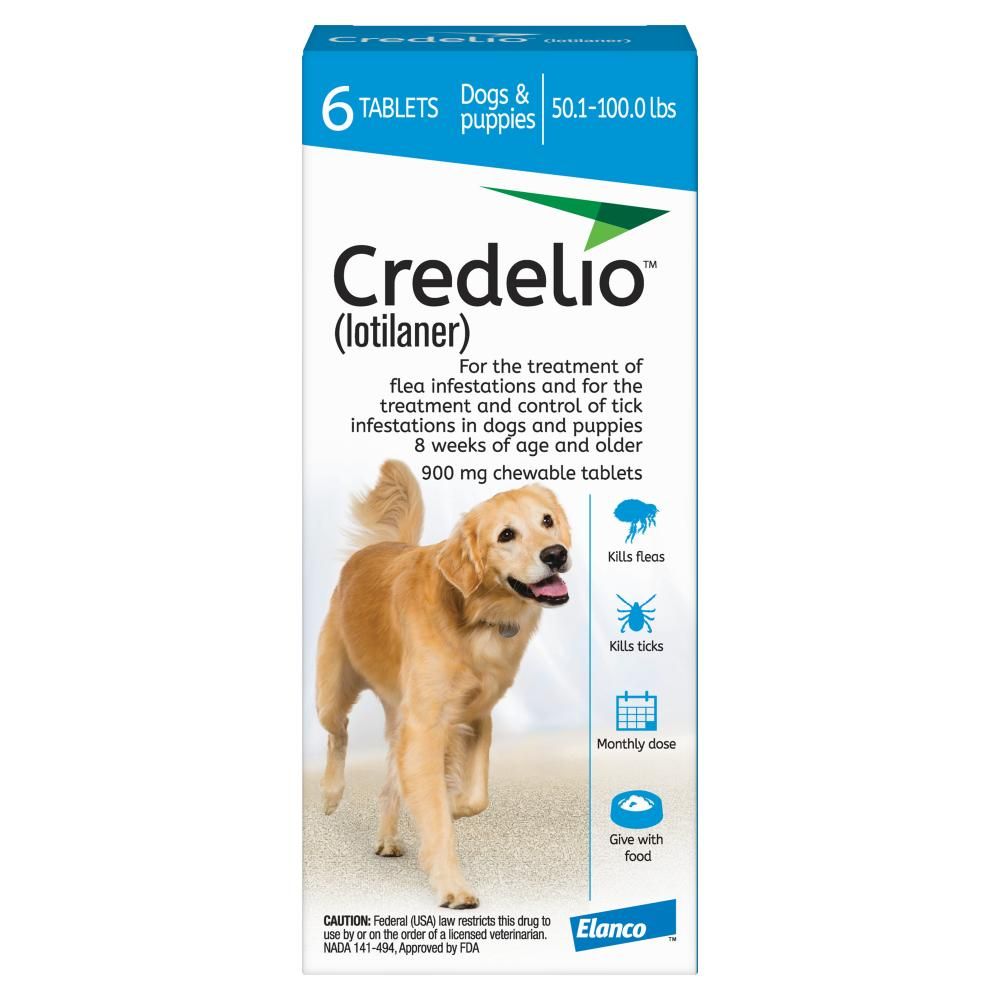Credelio For Dogs 50 100 Lbs