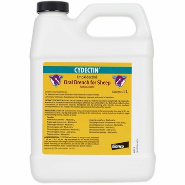Cydectin (Moxidectin) Oral Drench for Sheep, 1 Liter | On Sale ...