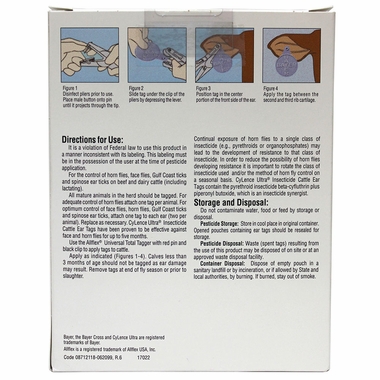 Cylence Ultra Insecticide Cattle Ear Tag, 20-count | On Sale ...