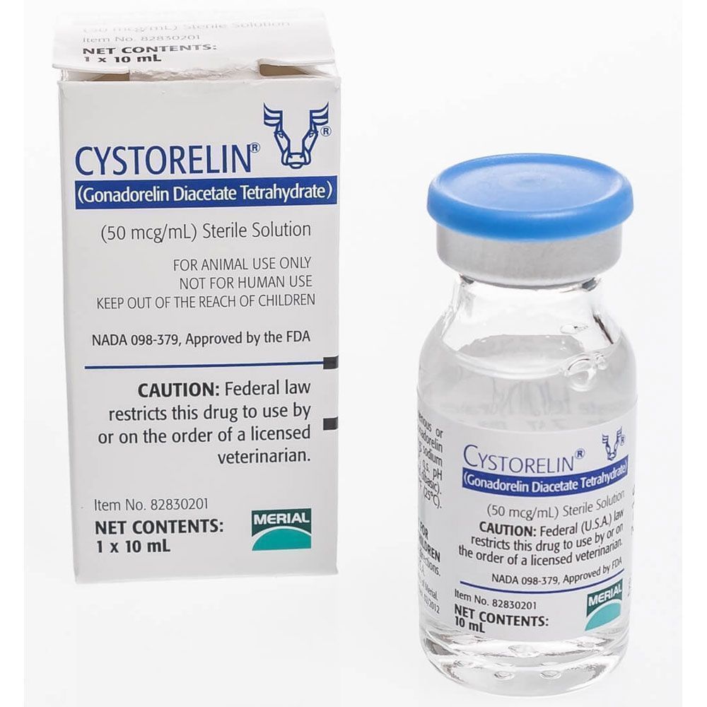 Cystorelin Sterile Solution (GnRH), 50 mcg/mL (10 cc) | On Sale ...