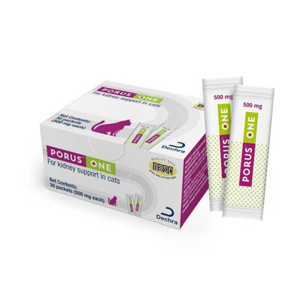 Dechra Porus One Kidney Support for Cats, 500-mg, 30 count | On Sale ...