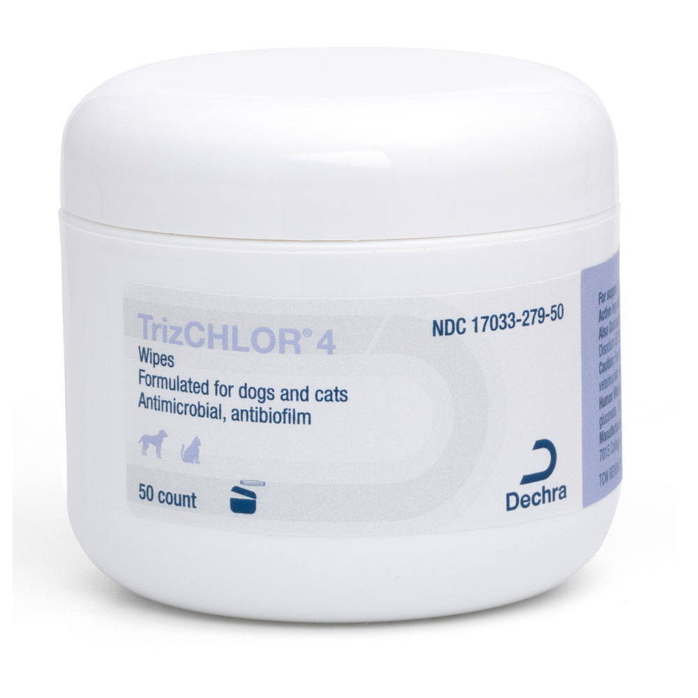 Dechra TrizCHLOR 4 Wipes (50 count) | On Sale | EntirelyPets Rx