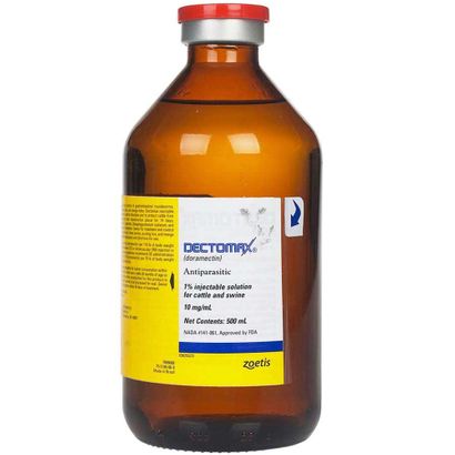 Dectomax (Doramectin) Injectable Solution for Cattle and Swine, 500mL ...