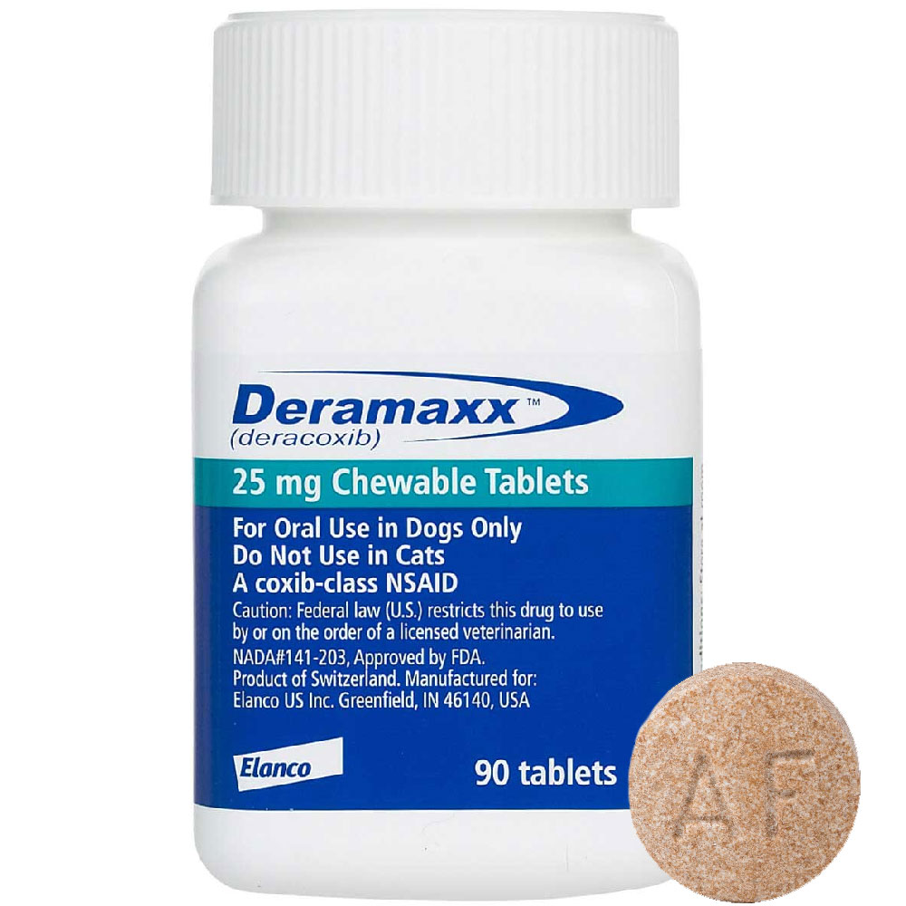 Deramaxx 25 mg, 90 Ct. | Free Shipping | EntirelyPets Rx