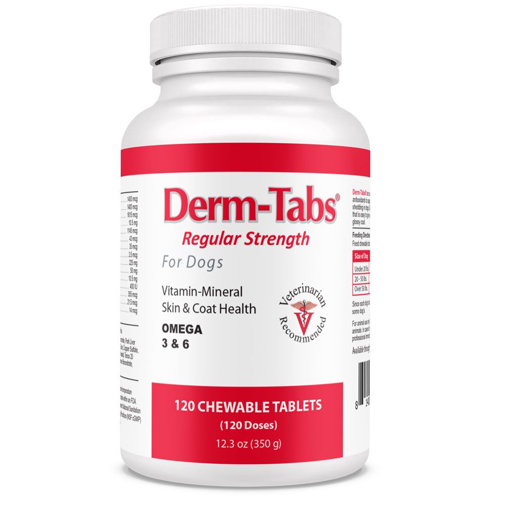 Derm-Tabs Regular Strength (120 Chewable Tablets) | On Sale ...