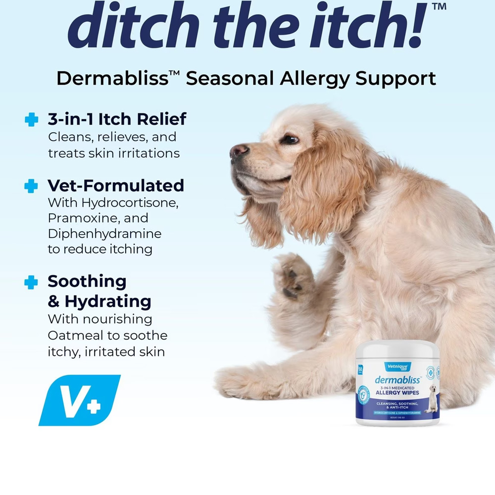 Dermabliss 3-in-1 Medicated Allergy Wipes, 50 count | On Sale ...