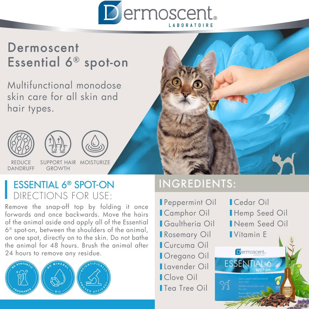 Dermoscent Spot-On Skin Care for CATS | On Sale | EntirelyPets Rx