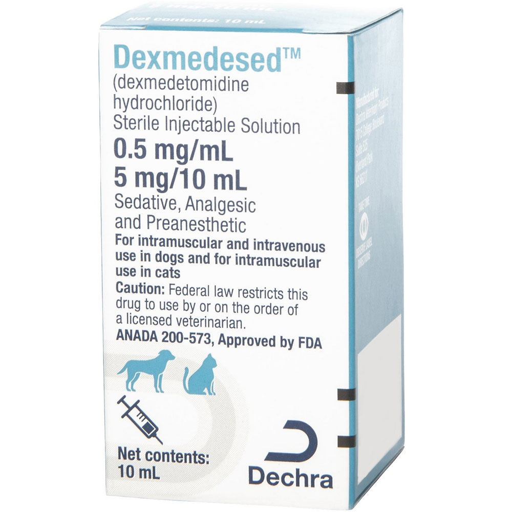 Dexmedesed Injectable Solution for Dogs & Cats 0.5mg/ml (10 ml) | On ...