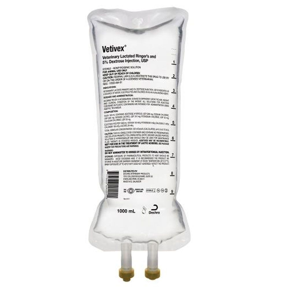 Dextrose 5% and Lactated Ringers Inj USP LifeCare - 12 x1000mL | On ...