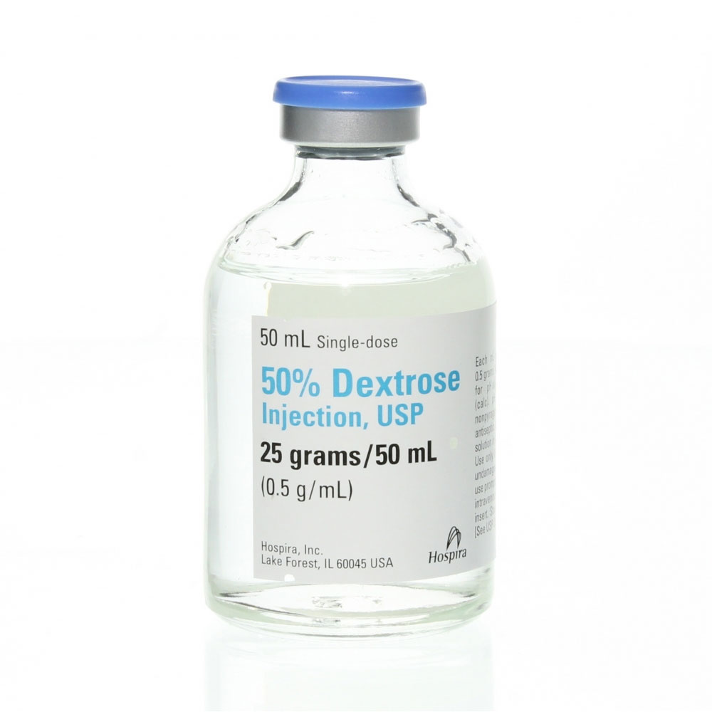 Dextrose 50% Inj USP - FlipTop Vial (50 ml) | On Sale | EntirelyPets Rx