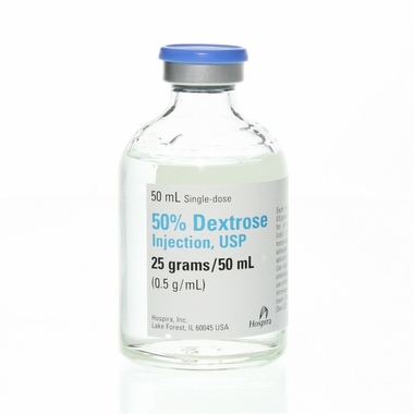 Dextrose 50% Inj USP - FlipTop Vial (50 ml) | On Sale | EntirelyPets Rx