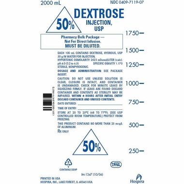 Dextrose 50% Inj USP (Plastic Bags) - 12 x500mL | On Sale | EntirelyPets Rx