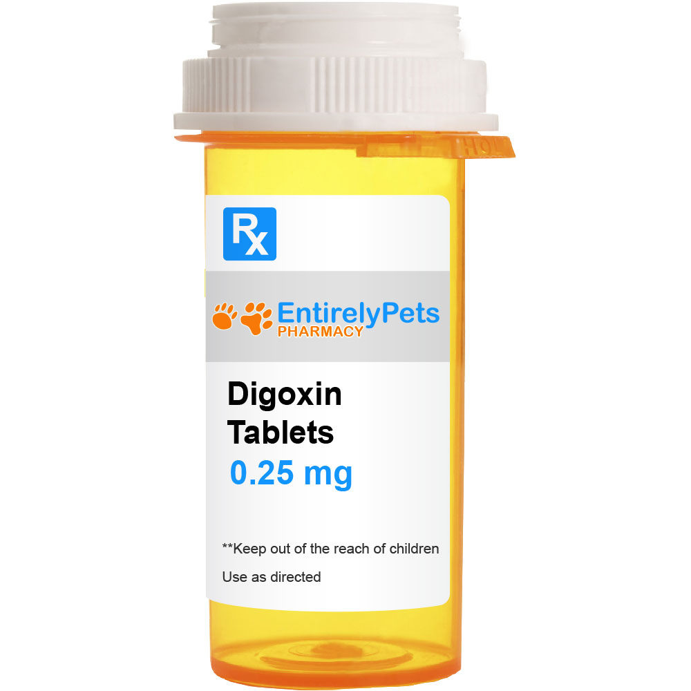 Digoxin 250mcg (0.25mg) (per tab) | On Sale | EntirelyPets Rx