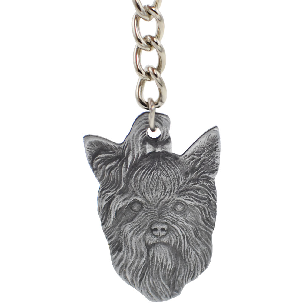 Dog Breed Keychain USA Pewter - Yorkshire Terrier (2.5") | On Sale ...