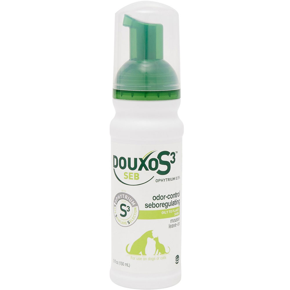Douxo S3 SEB Odor-Control Seboregulating Dog & Cat Mousse (5.1 oz) | On ...