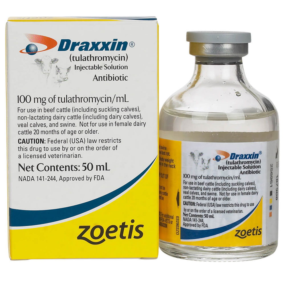 Draxxin for Cattle & Swine - (Tulathromycin) Injectable Solution ...
