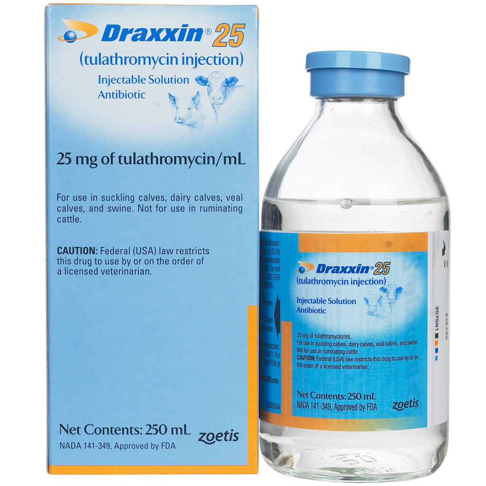 Draxxin for Cattle & Swine - (Tulathromycin) Injectable Solution ...