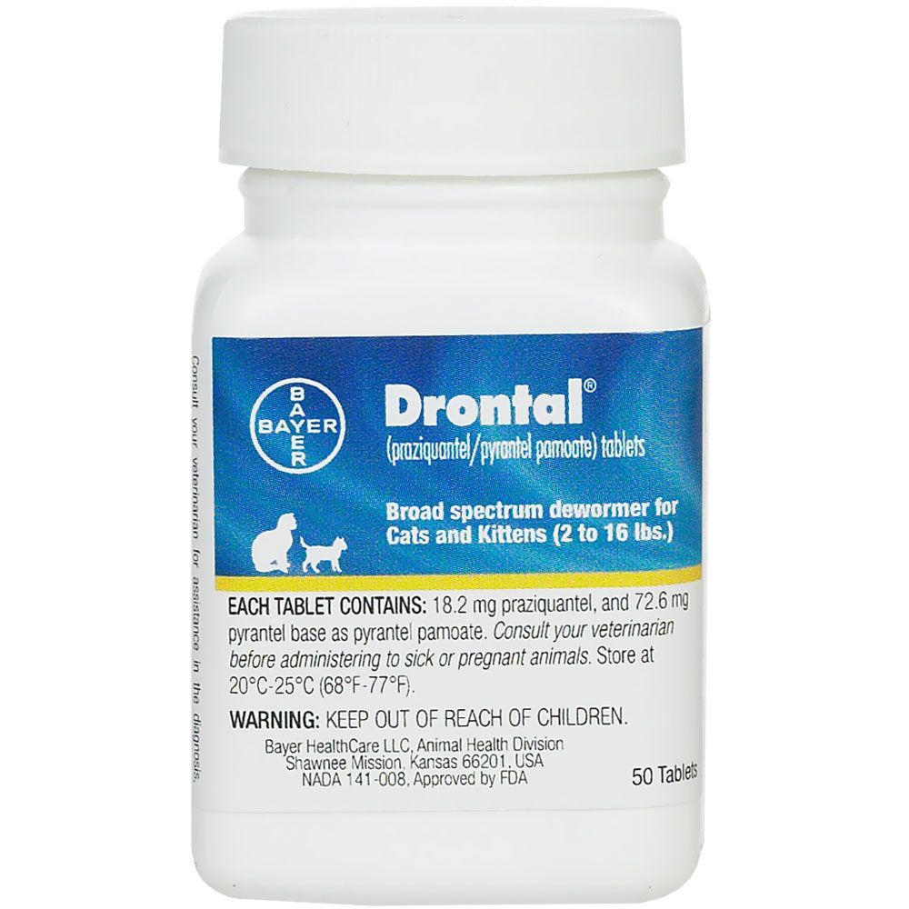 Drontal for Cats (50 Tablets) | Free Shipping | EP Rx