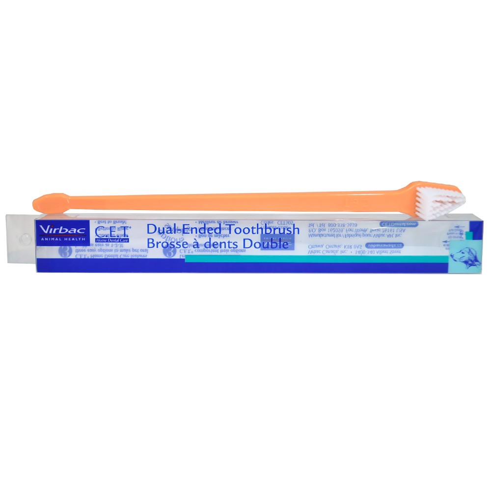 DUAL ENDED CET Toothbrush | On Sale | EntirelyPets Rx