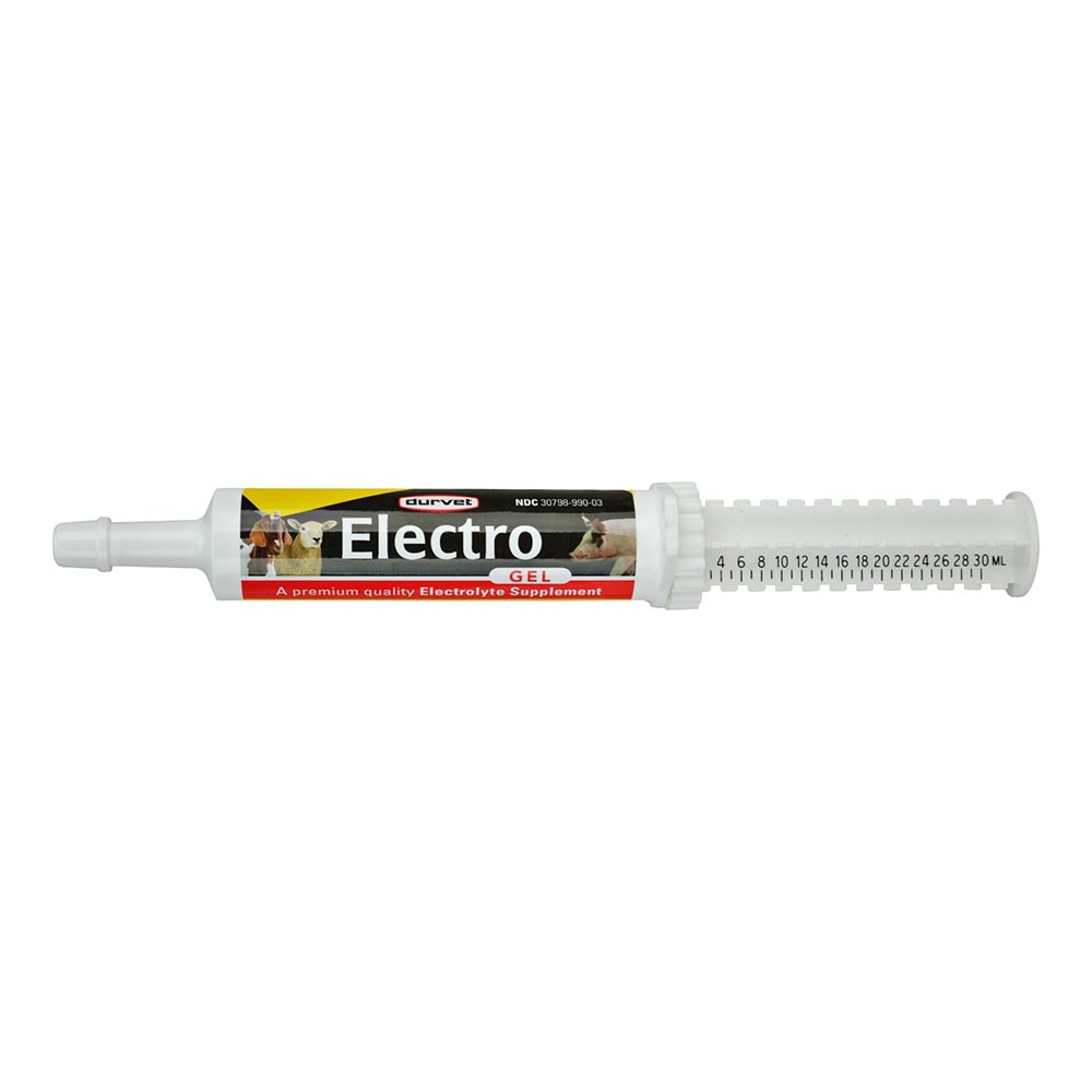 Durvet Electro Gel for Sheep, Goats & Pigs (30 mL) - [Electrolyte ...
