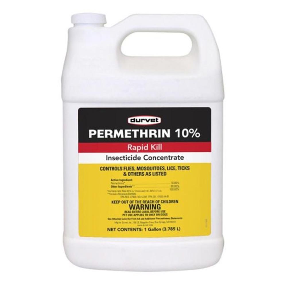 Durvet Permethrin 10% Rapid Kill for Dogs (1 Gallon) - [Insecticide ...