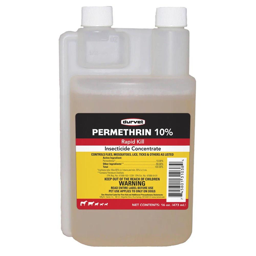 Durvet Permethrin 10% Rapid Kill for Dogs (16 oz) - [Insecticide] | On ...