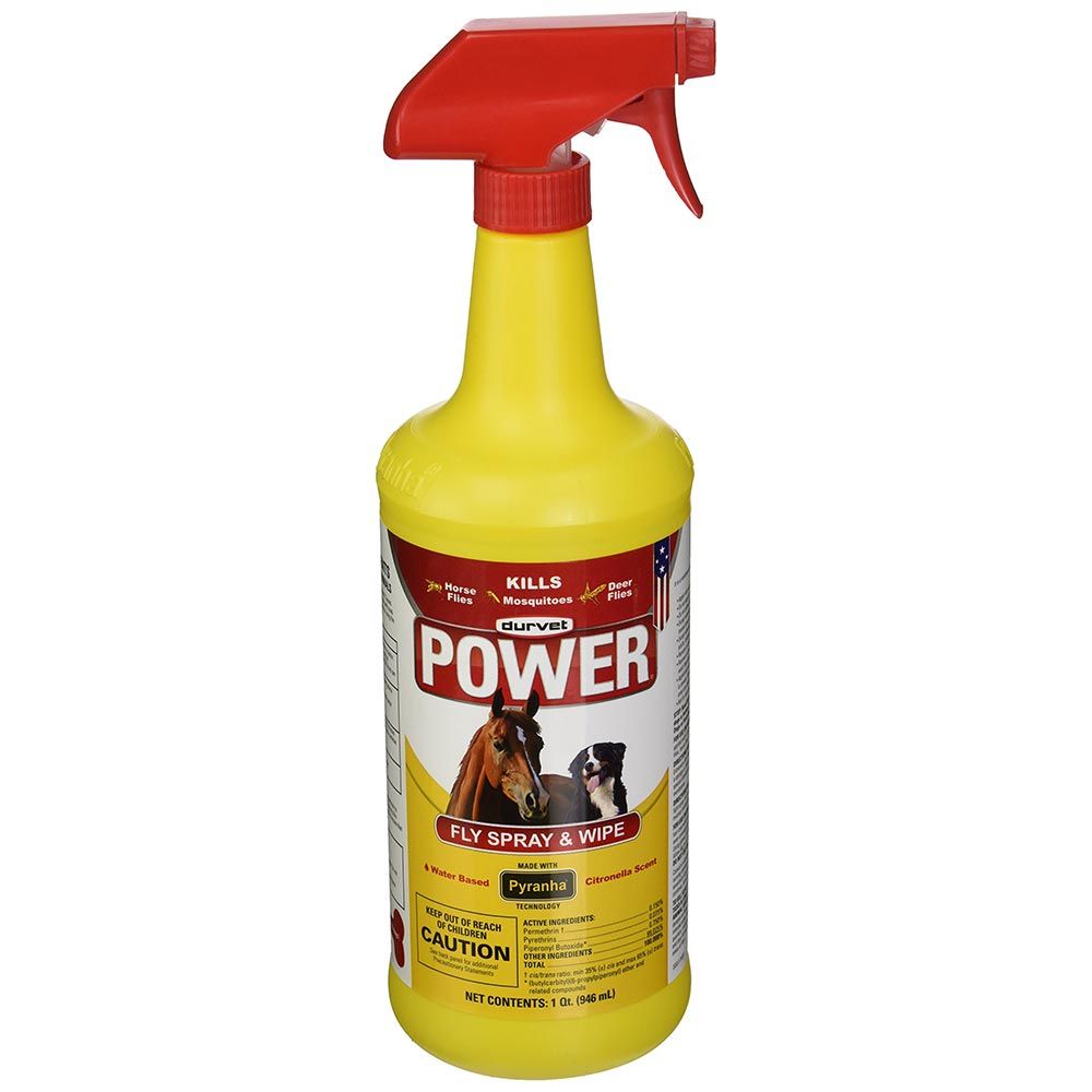Durvet Power Fly Spray & Wipe (1 Quart) - [Insecticide] | On Sale ...