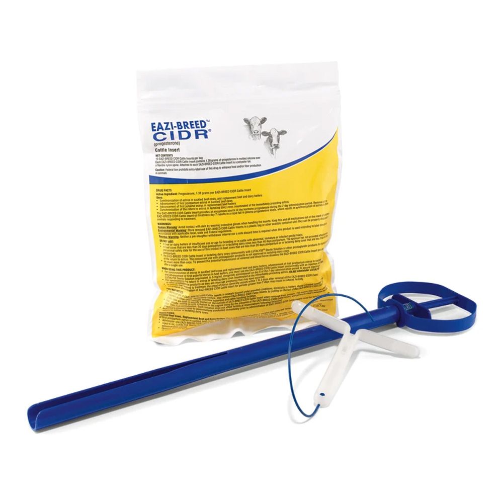 Eazi-Breed CIDR (Progesterone) Cattle Insert, 10 Count | On Sale ...