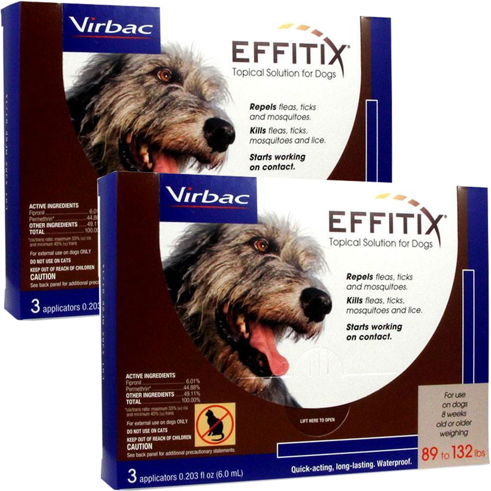 Effitix Topical solution for Dogs 89-132 lbs - 6 Months | On Sale ...