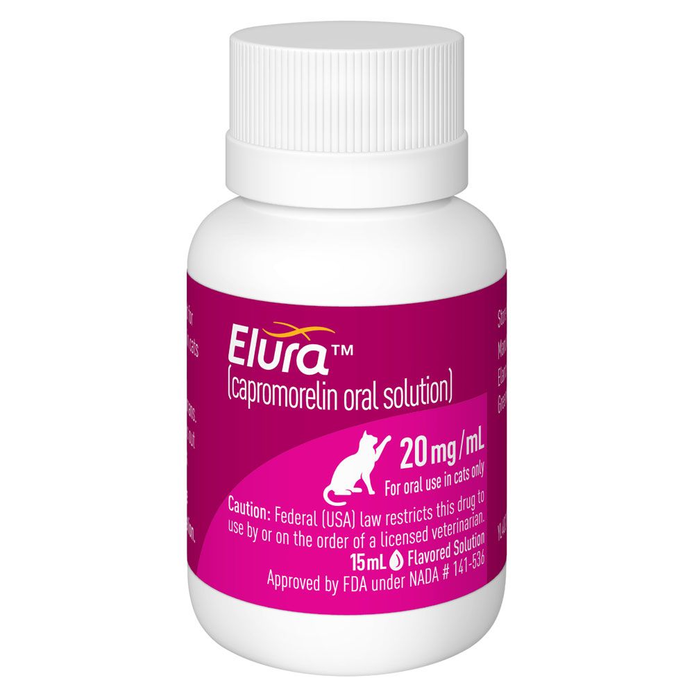 Elura (capromorelin oral solution) 20 mg/ml (15 ml) for Cats | On Sale ...