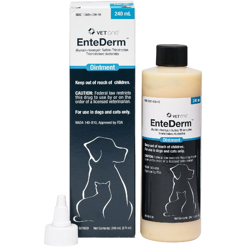 EnteDerm Ointment (Generic for Animax) 240ml | On Sale | EntirelyPets Rx